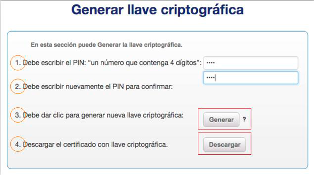 Cómo generar la llave criptográfica y la contraseña para la facturación ...